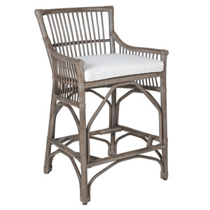 Wicker & Rattan Bar Stools & Counter Stools You'll Love | Wayfair