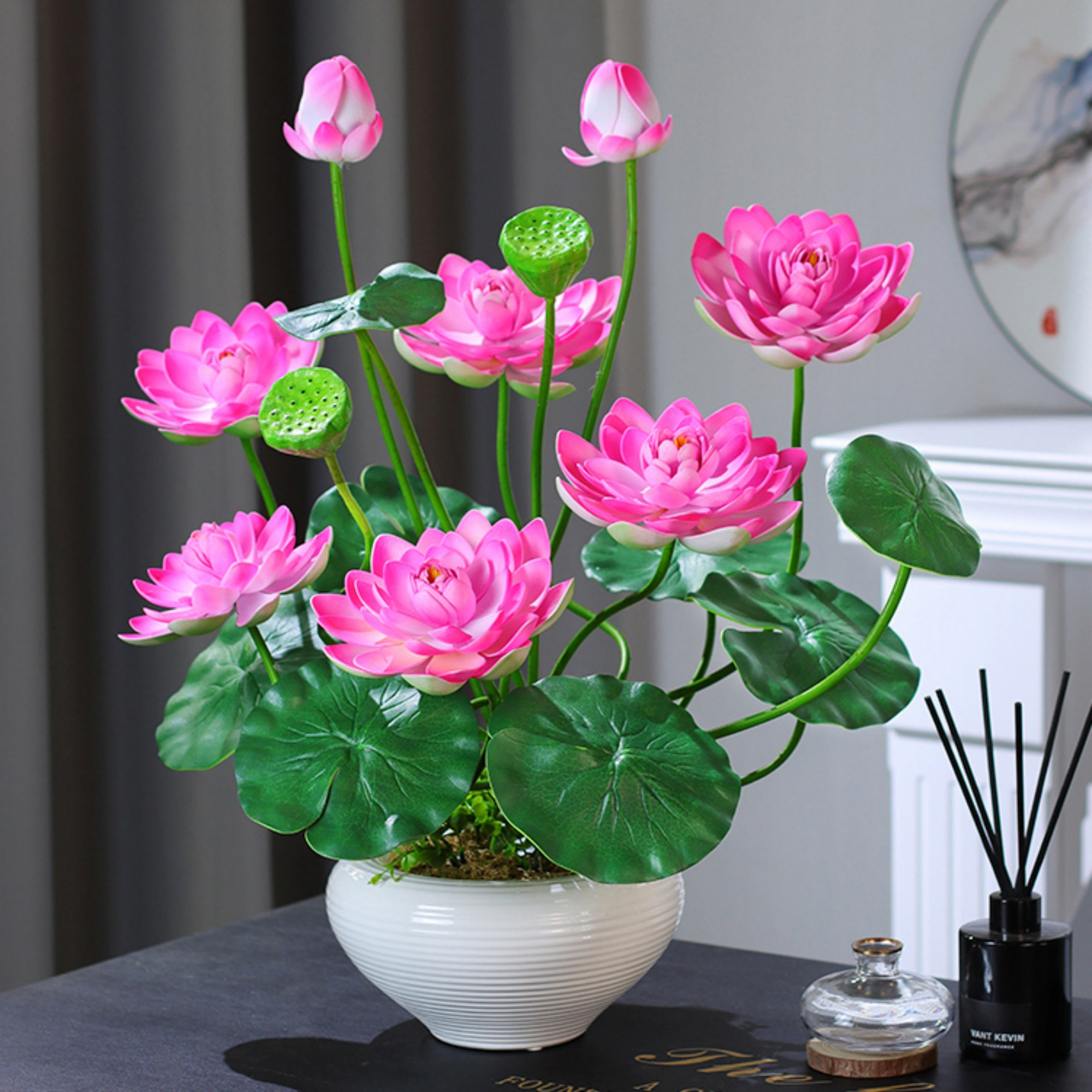 Hokku Designs Beautiful Fake Flowers For Living Room, Bedroom | Wayfair