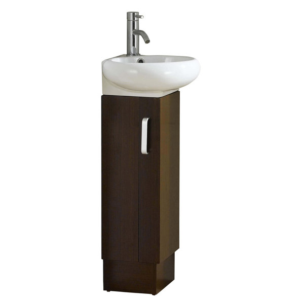 Ebern Designs Jorren Single Bathroom Vanity with Ceramic Top & Reviews ...