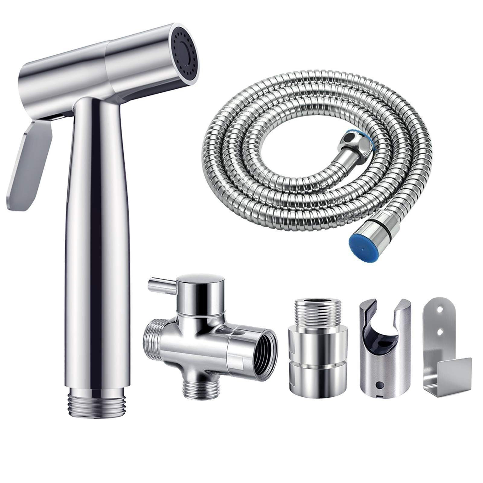 PLUSTEEL Elongated Hand Held Bidet with Faucet | Wayfair
