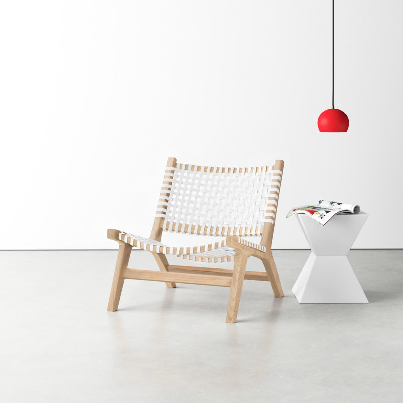 AllModern Denman Leather Side Chair & Reviews | Wayfair