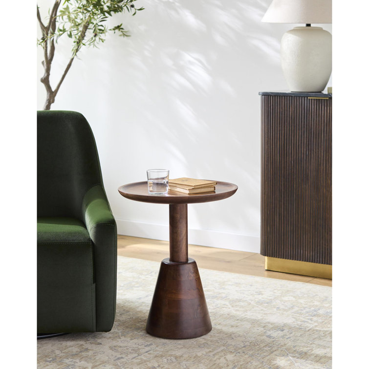 Birch Lane Neville Solid Wood Block End Table - Wayfair Canada