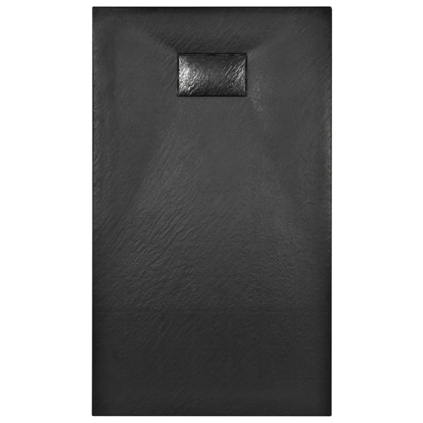 VidaXL Shower Base Pan with Center Drain Shower Tray Bath Pan SMC ...