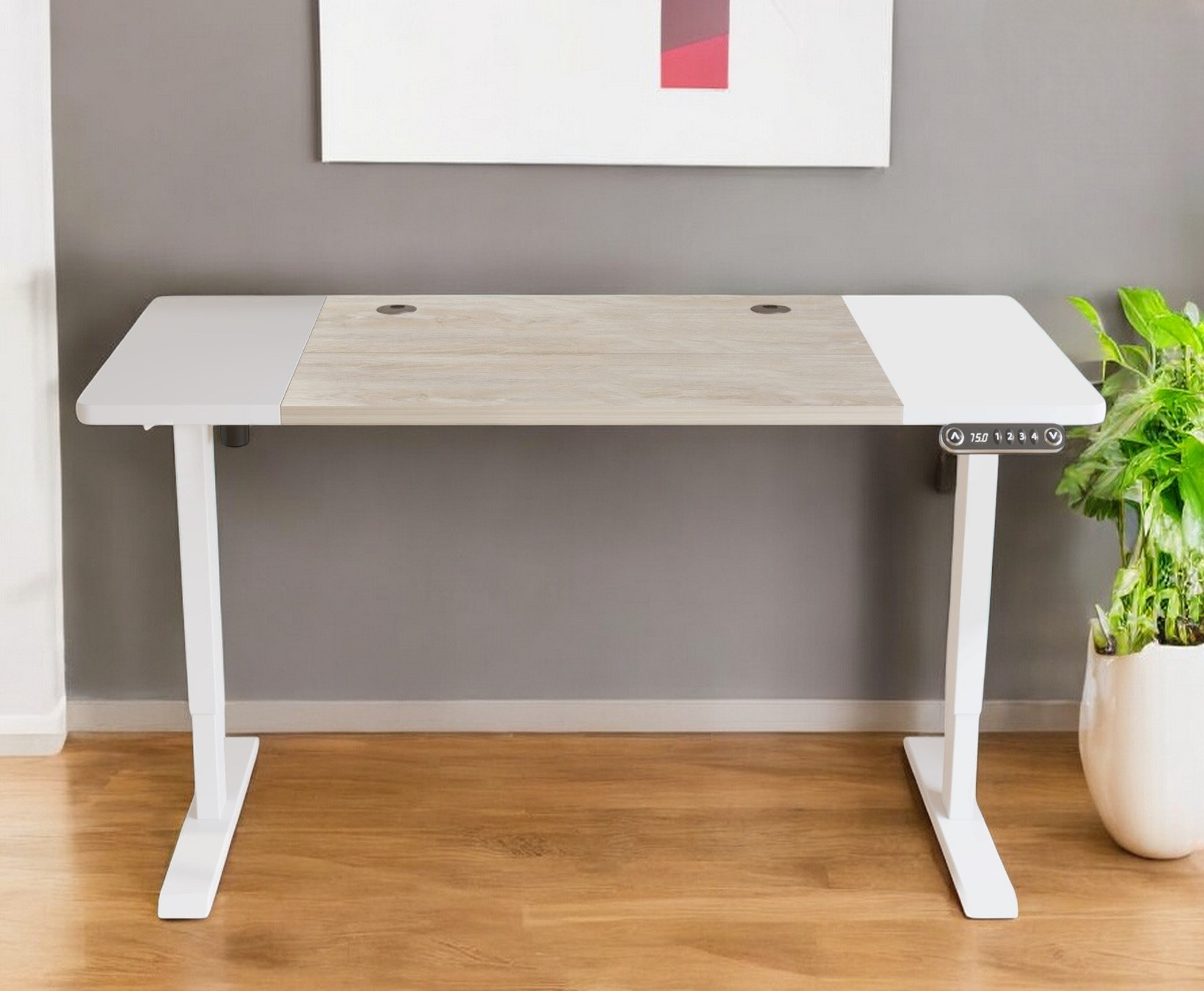 The Twillery Co.® Sedgefield 63'' W Height Adjustable Unique Standing ...