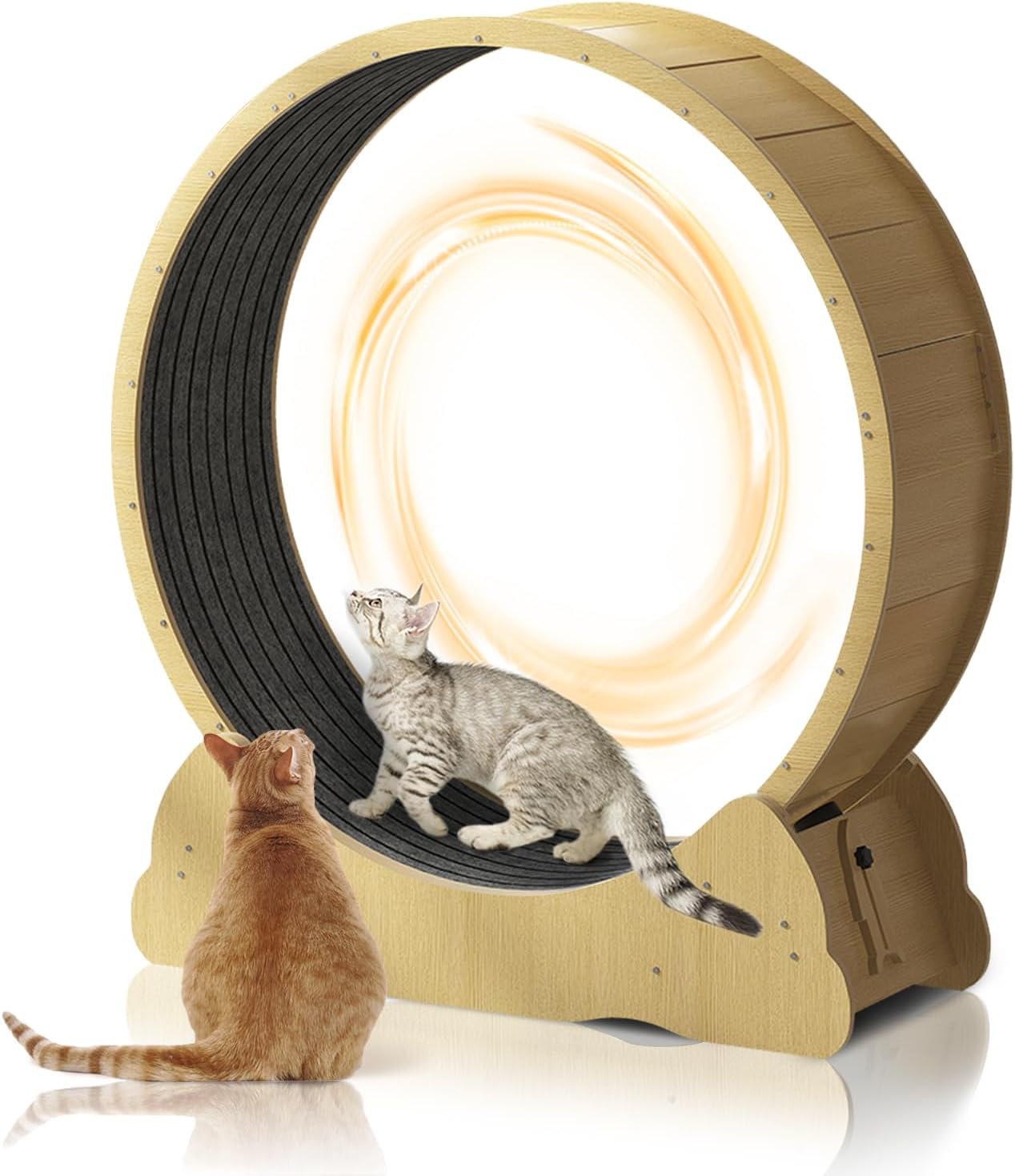 Tucker Murphy Pet™ Batholo Cat Treadmill, Cat Running Wheel Exerciser ...