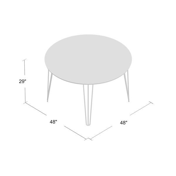 Brayden Studio® Fender Dining Table & Reviews | Wayfair