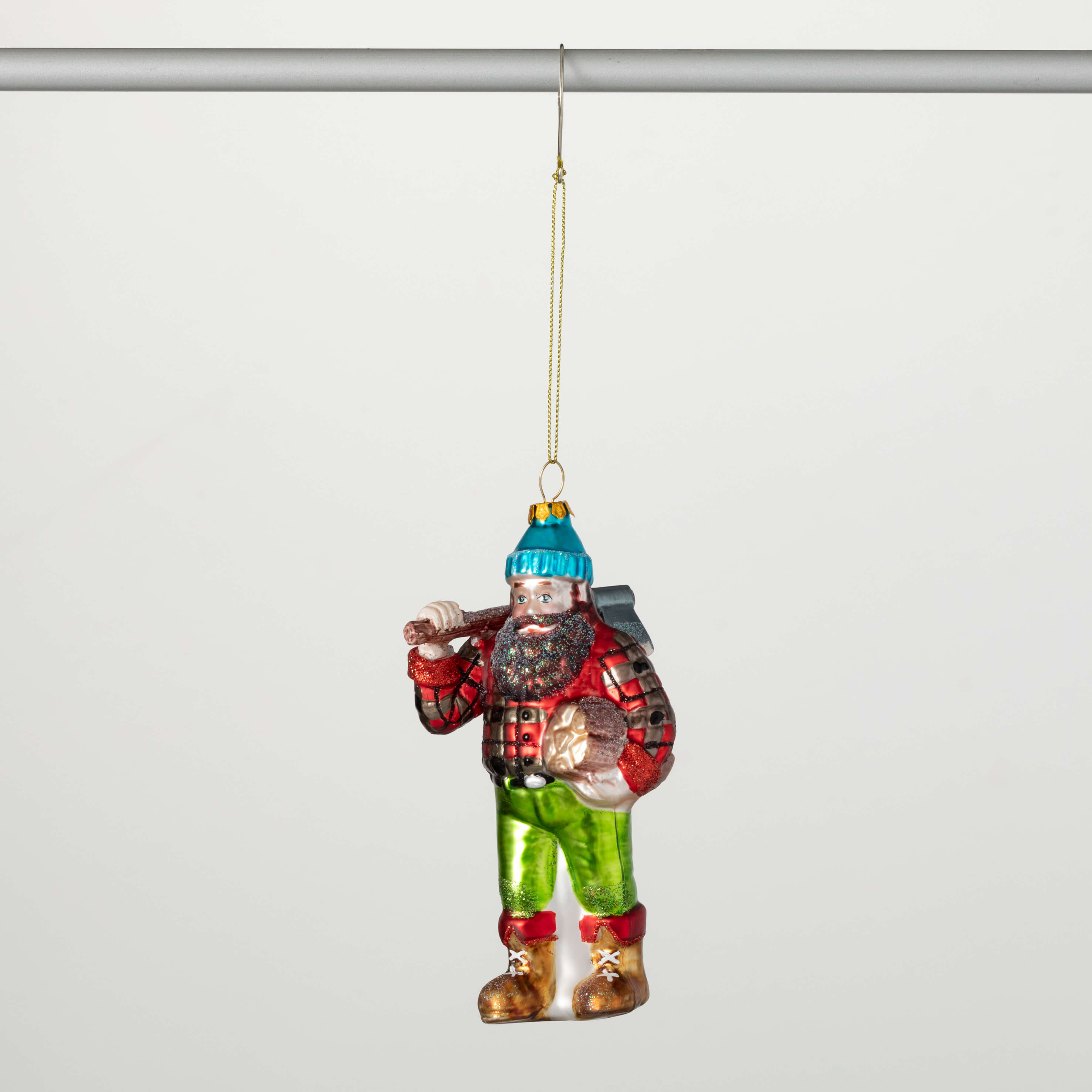 The Holiday Aisle® 6" Christmas Lumberjack Ornament, Multicolor | Wayfair