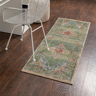 Green Hallway Runners You'll Love | Wayfair