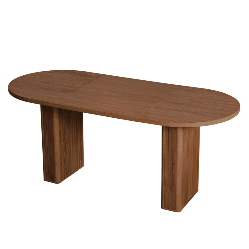 Millwood Pines Dilakshan Oval 70.86'' L x 31.49'' W Dining Table ...