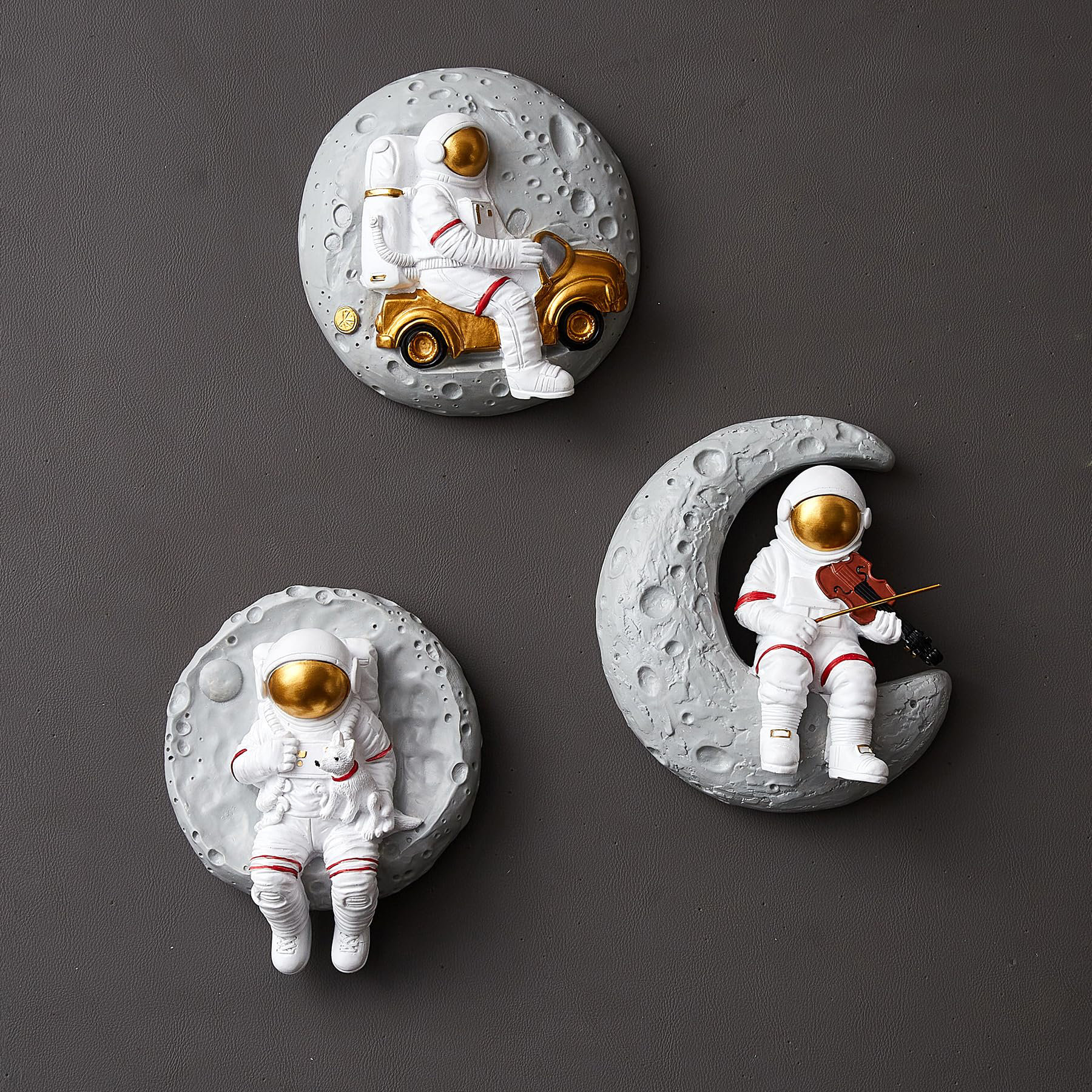 Winston Porter Astronauts Wall Decor Set Of 3, Boys Room Decor Modern ...