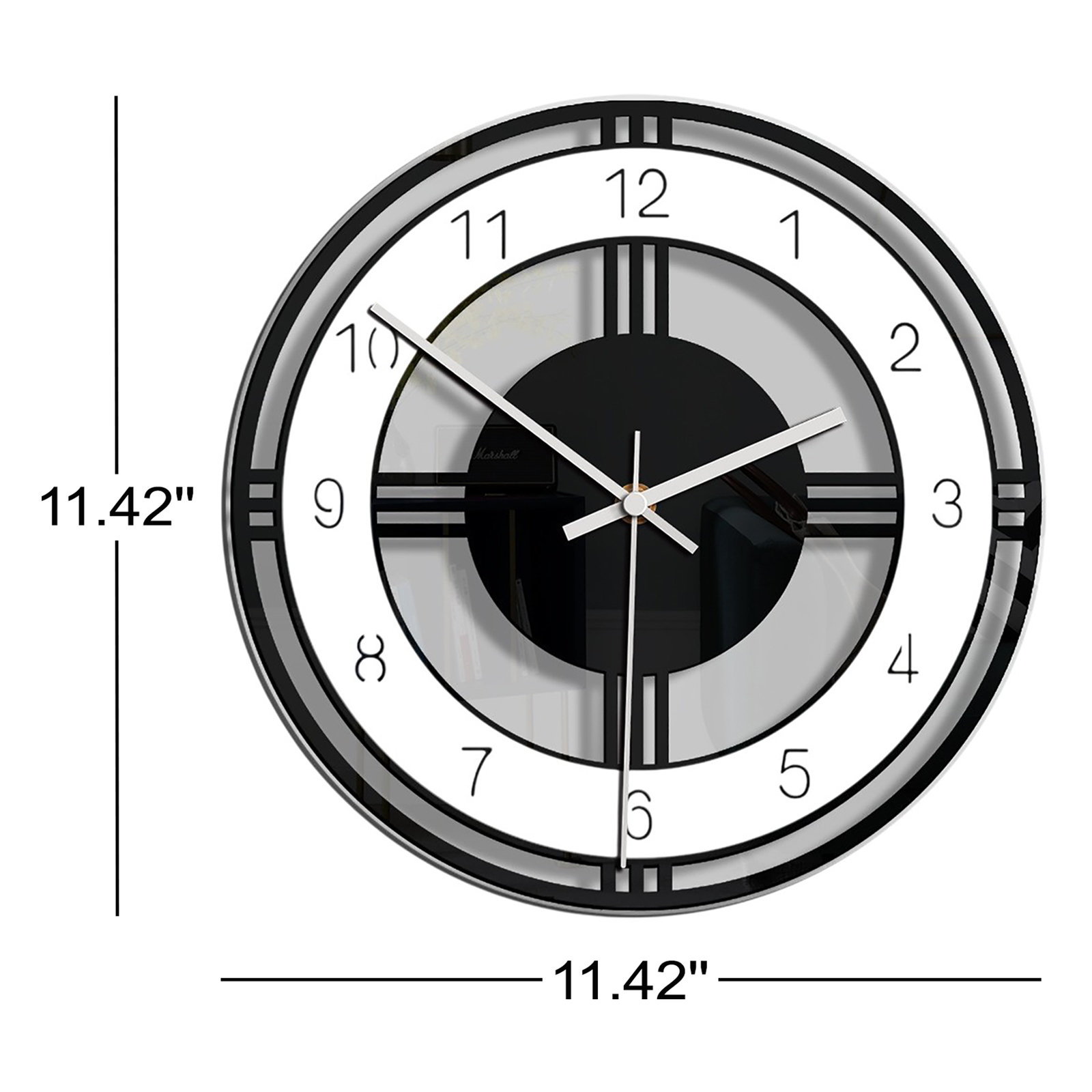 Ebern Designs Celka 10.42" Wall Clock | Wayfair