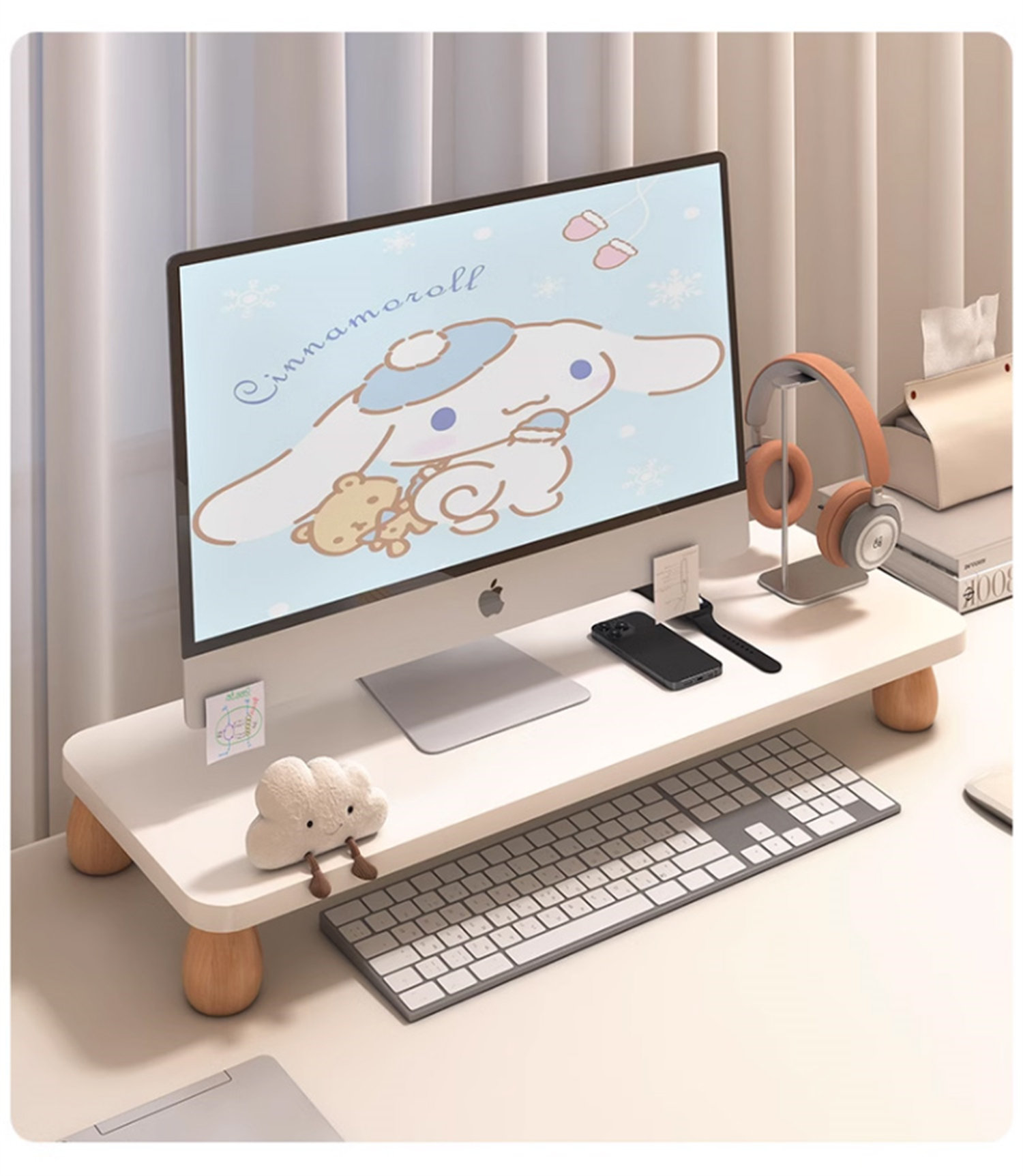 Brayden Studio® Aavash Manufactured Wood Monitor Stand | Wayfair