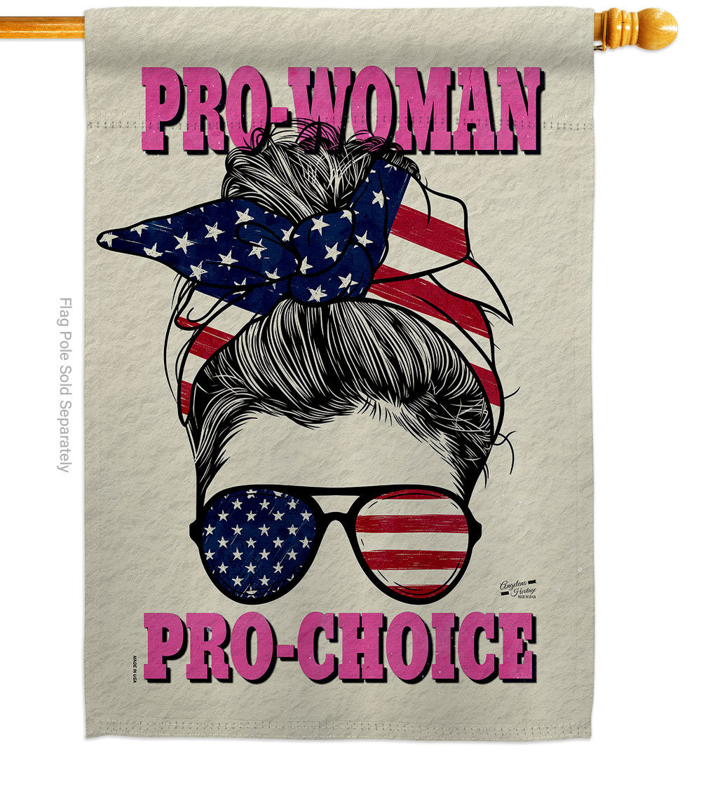 Angeleno Heritage Pro Women Choice 2-Sided Polyester 40 x 28 in. Banner ...