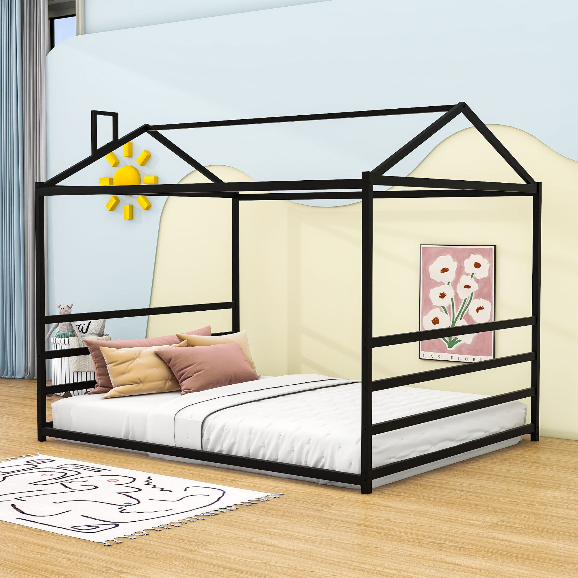 Harper Orchard Benfer Queen Platform Bed | Wayfair