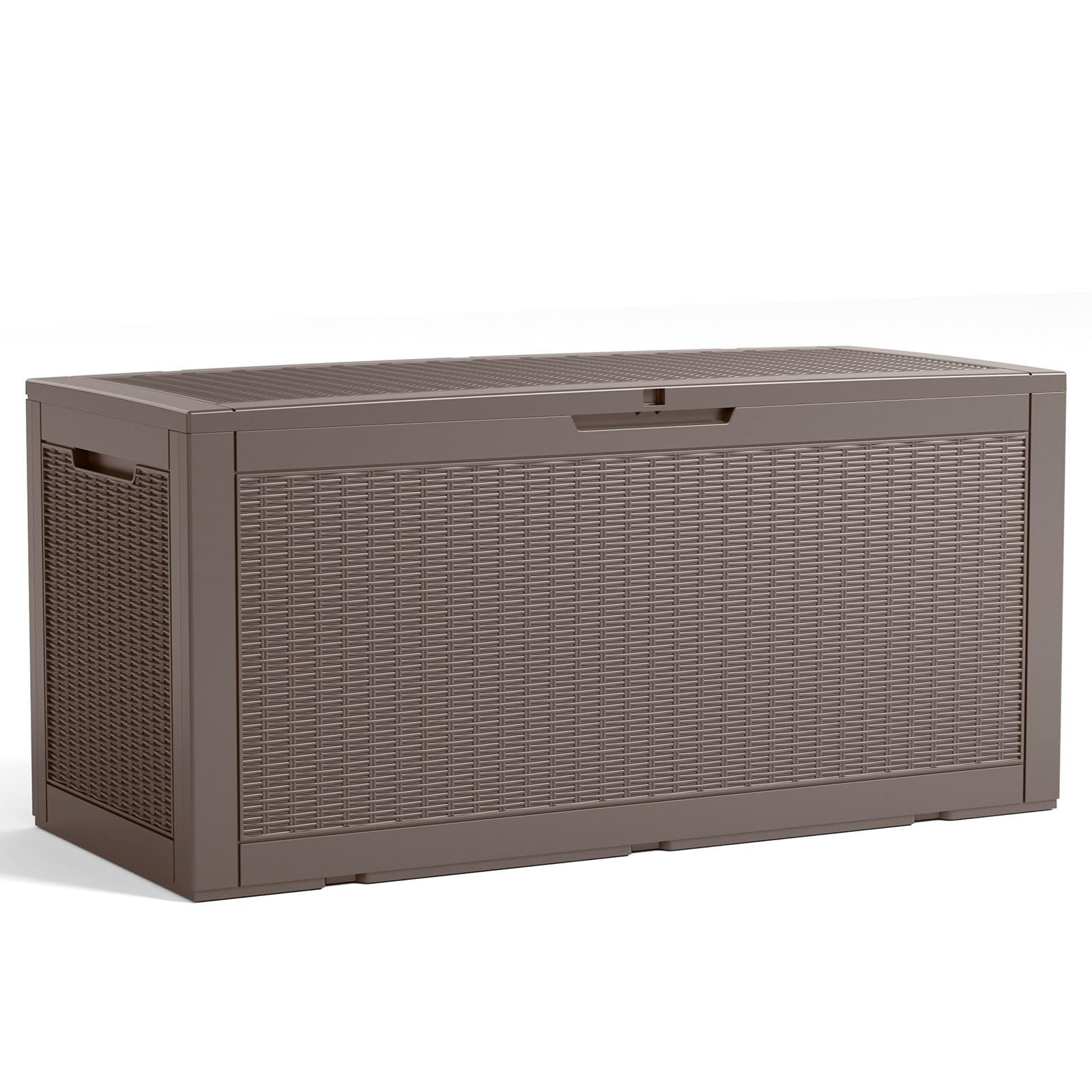 Ebern Designs 1200L Lockable Waterproof Resin Outdoor Storage Box ...