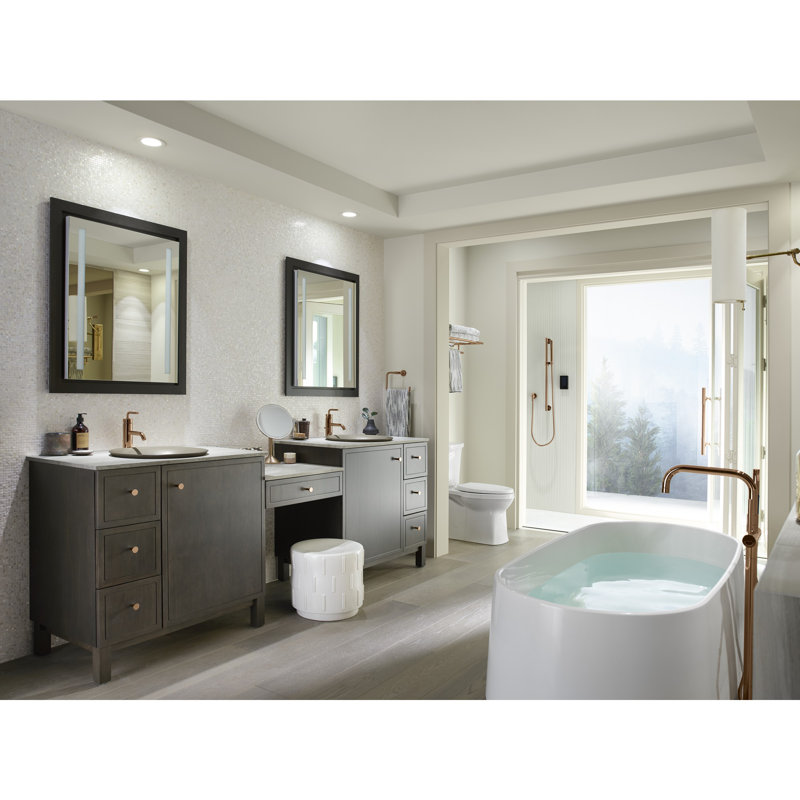 Kohler Corbelle™ 1.28 GPF Water Efficient Elongated Two-Piece toilet ...