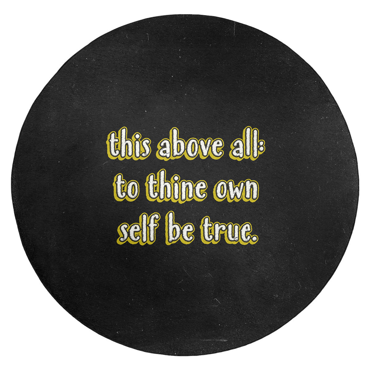 East Urban Home Shakespeare Inspirational Quote Chalkboard Style Poly ...