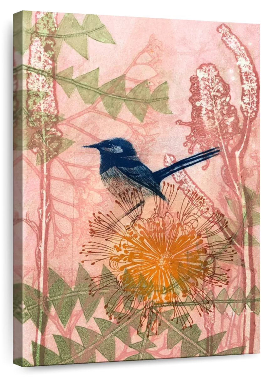 Ebern Designs Brampt Little Blue Wren | Wayfair