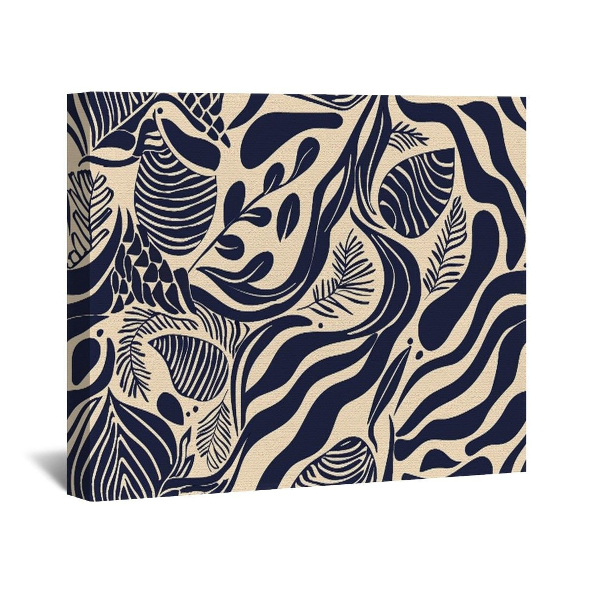 Winston Porter Abstract Canvas Wrap - Cool motif Wall Decor - Wayfair ...