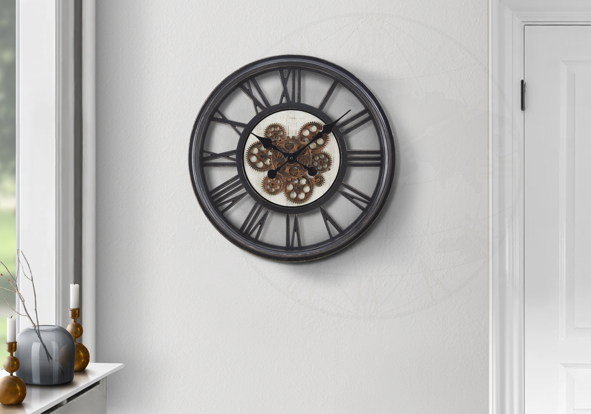 Williston Forge 20" Transitional Round Wall Clock | Wayfair