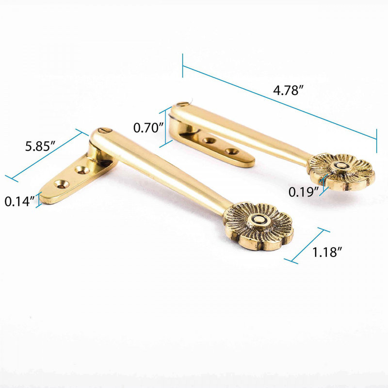 The Renovators Supply Inc. Brass Stair Carpet Runner Holder Clips 2.5 ...