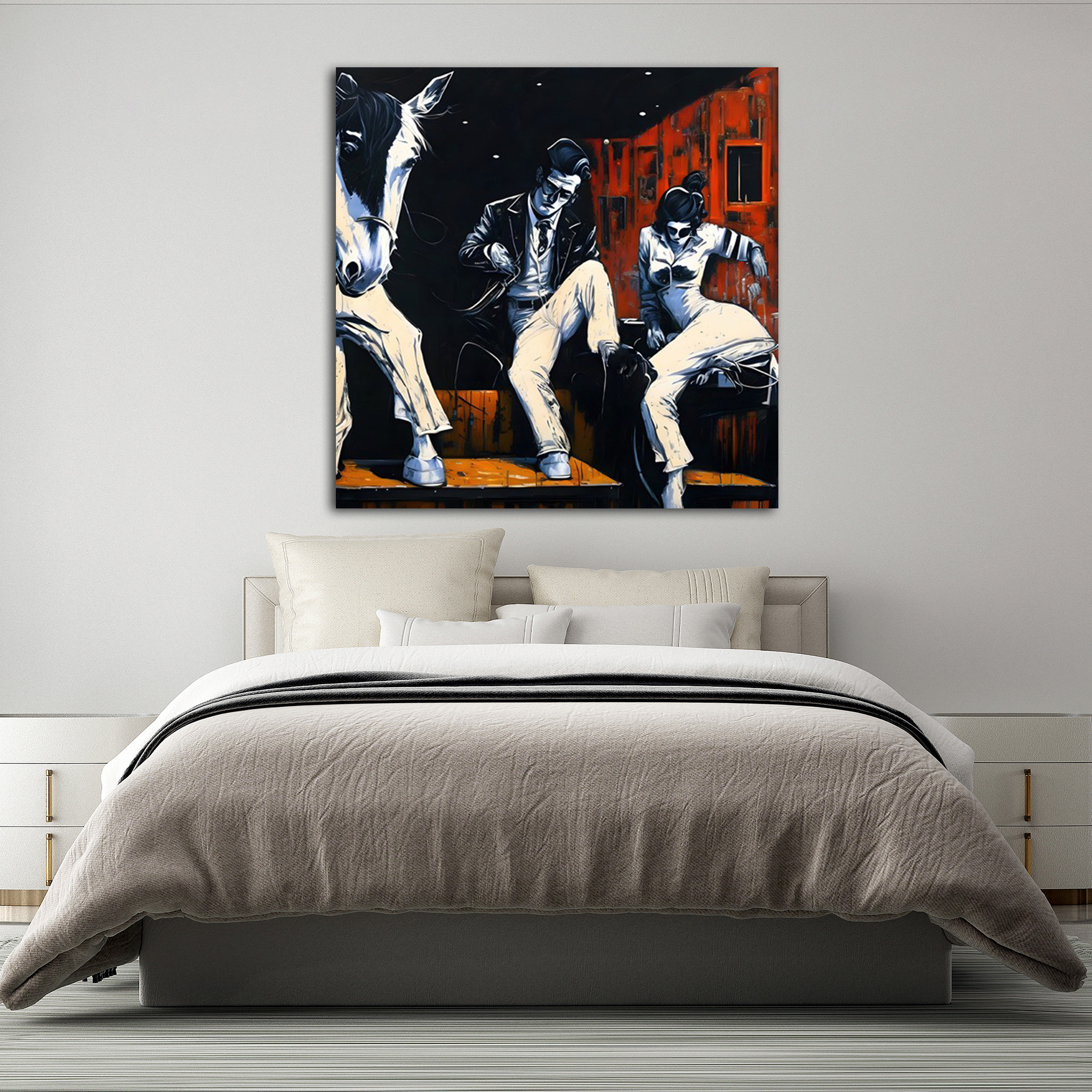 Winston Porter Country Stomp On Canvas Print | Wayfair