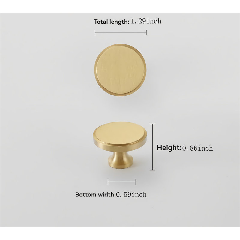 LIYONG 1.18" Diameter Circle Knob Multipack | Wayfair