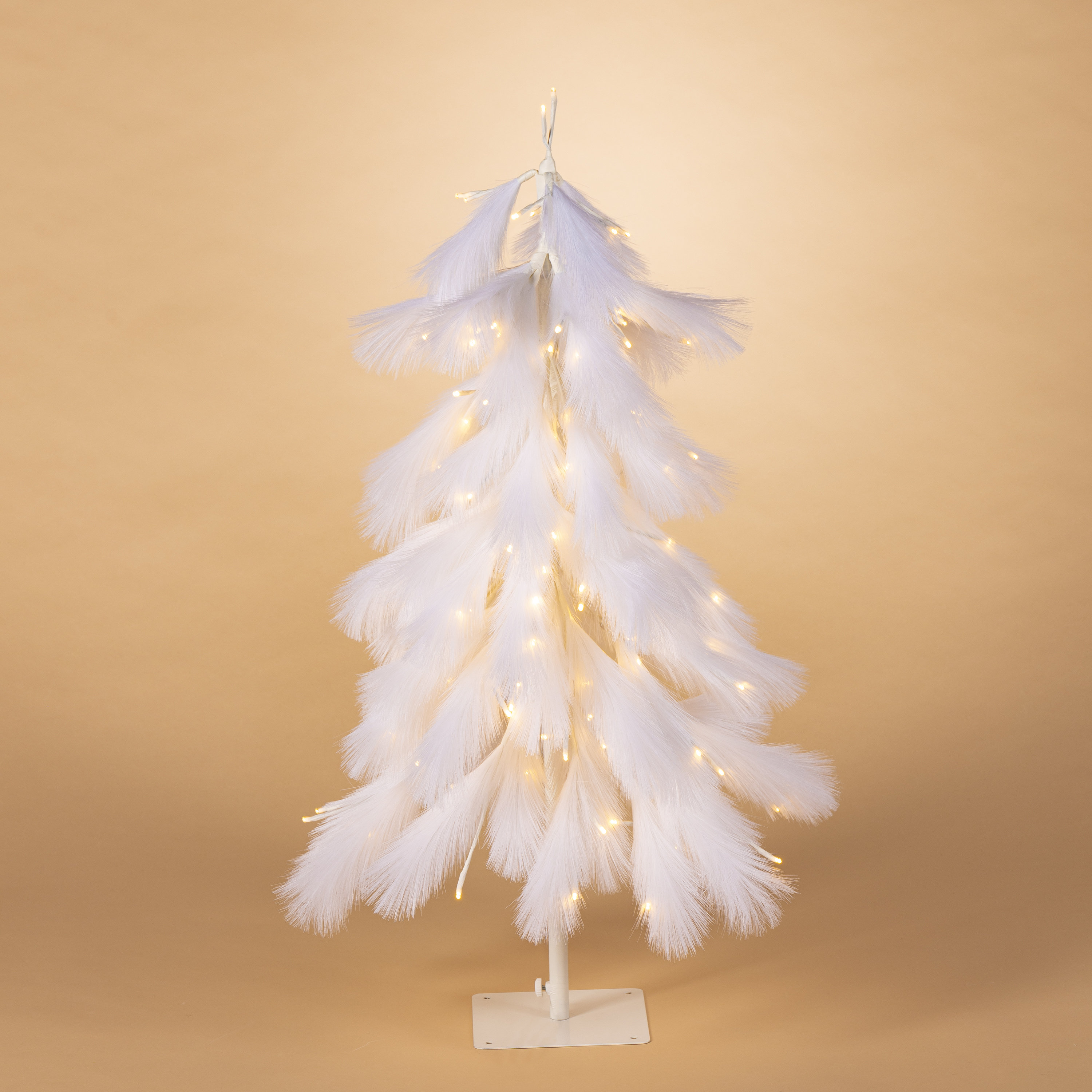 Hokku Designs 4ft.H Electric Lighted Down Swept Tree with 190 WW LED ...