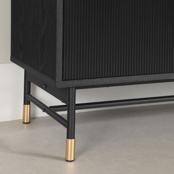 South Shore Arlo Sideboard With Ribbed Doors And Drawers | Wayfair