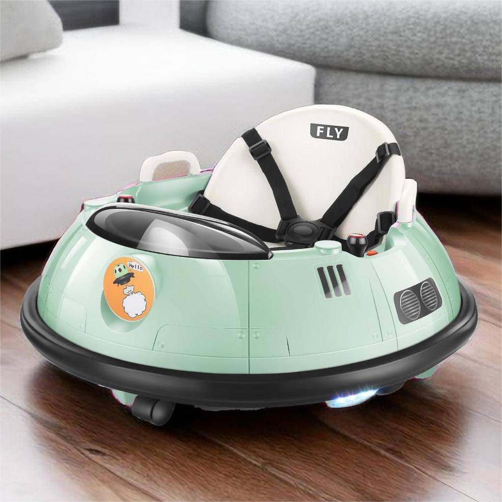 Himimi 12 Volt Baby Bumper Car Battery Powered Ride-on Toy with Remote ...