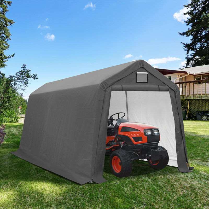COVERONICS Metal Portable Storage Shed & Reviews | Wayfair