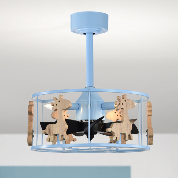 Warehouse of Tiffany Snowdust 14'' Ceiling Fan with Light Kit | Wayfair