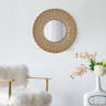 House of Hampton® 18.5" Transitional Beaded Sunburst Mirror, Round ...