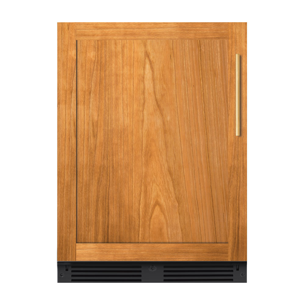 XO Appliance XO 24 inch Solid Panel Overlay 46 Bottle Dual-Zone Built ...