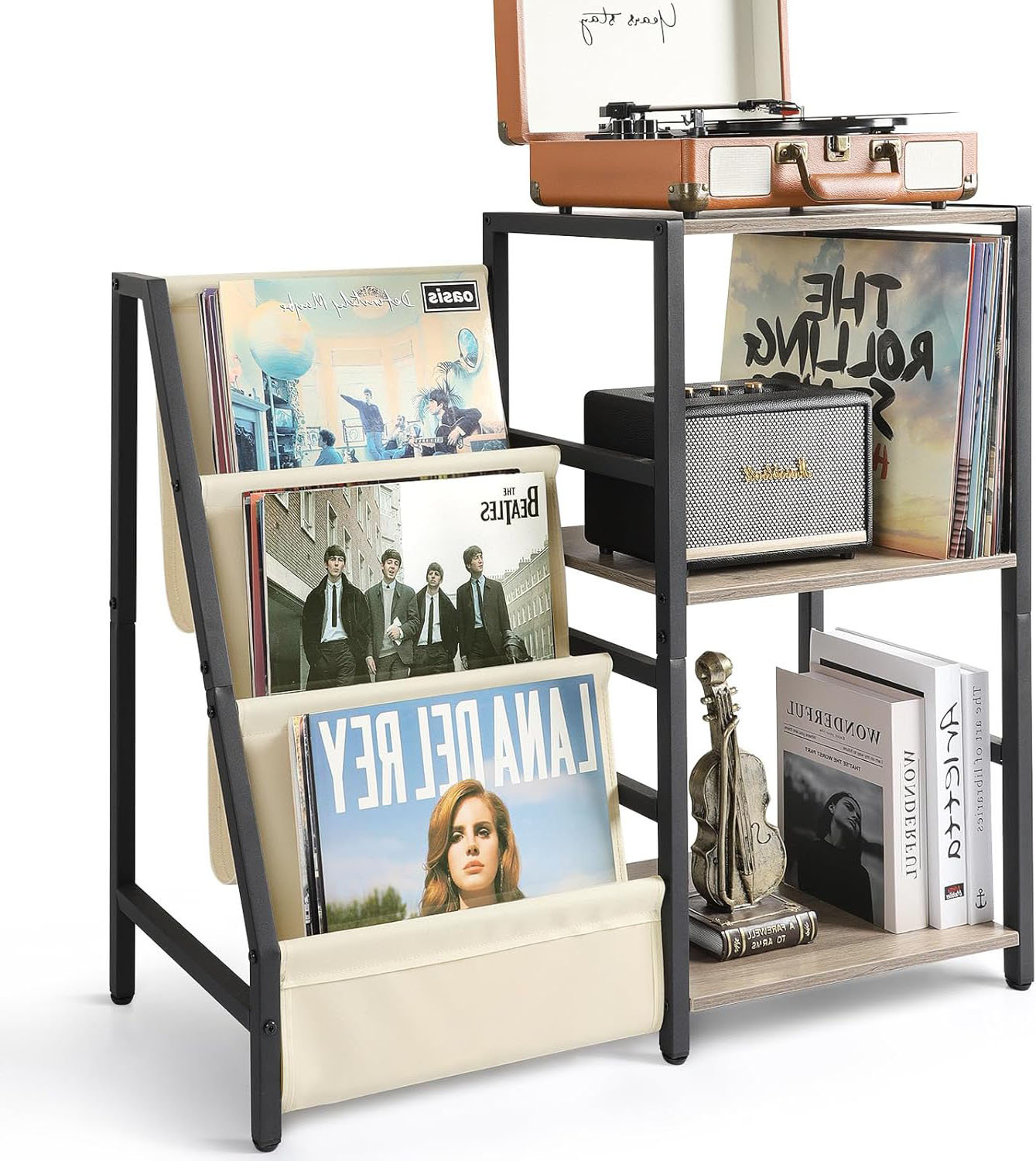 Latitude Run® Record Player Stand With Vinyl Storage - Wayfair Canada