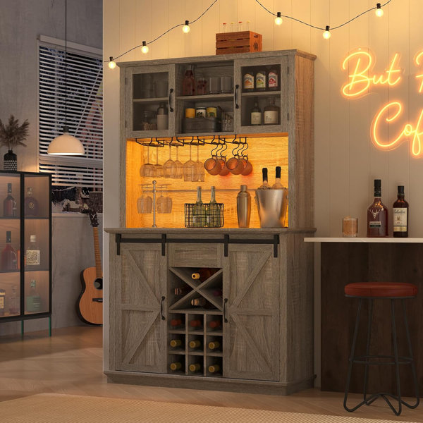 Gracie Oaks Locri 42.5'' Bar Cabinet - Wayfair Canada