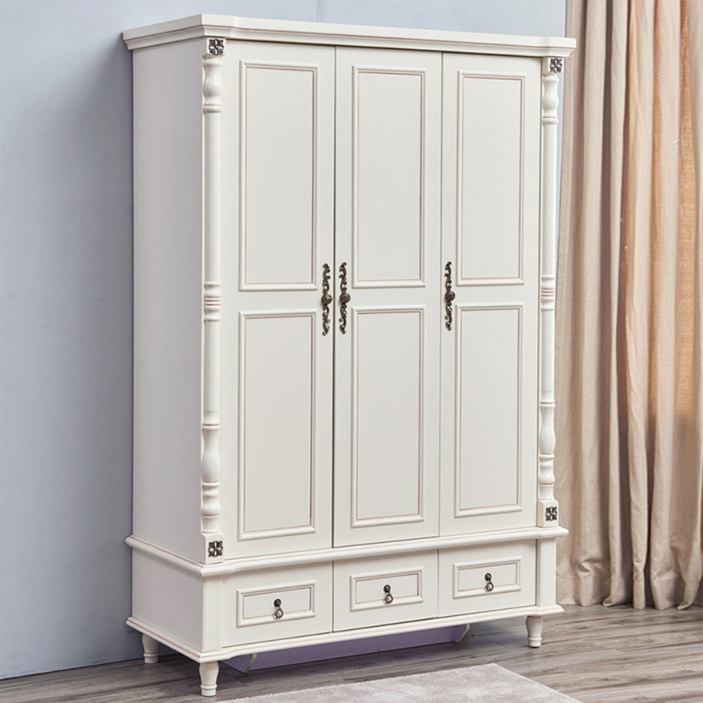 Parttlion Creative Simple White Wardrobe | Wayfair
