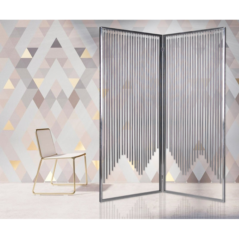 Orren Ellis Cédric Silver Metal Screen | Wayfair
