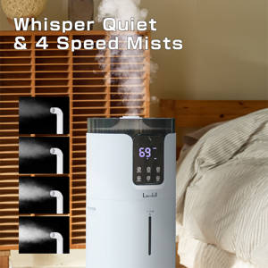 LACIDOLL 4.2 Gallons Cool Mist Ultrasonic Whole House Humidifier with ...