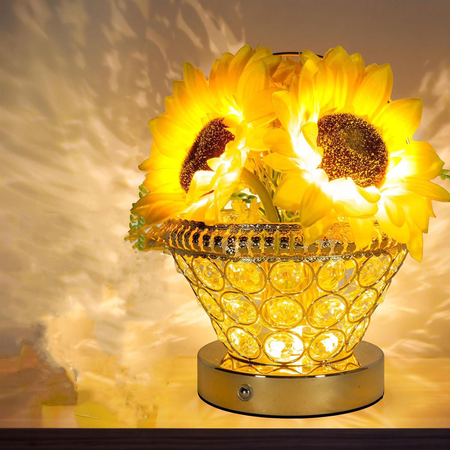 Ivtivfu Sunflower Wireless Desk Lamp | Wayfair