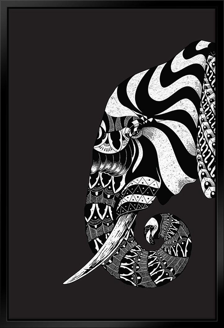 ATX Art Group LLC Ornate Elephant by Stanley Print House - on | Wayfair