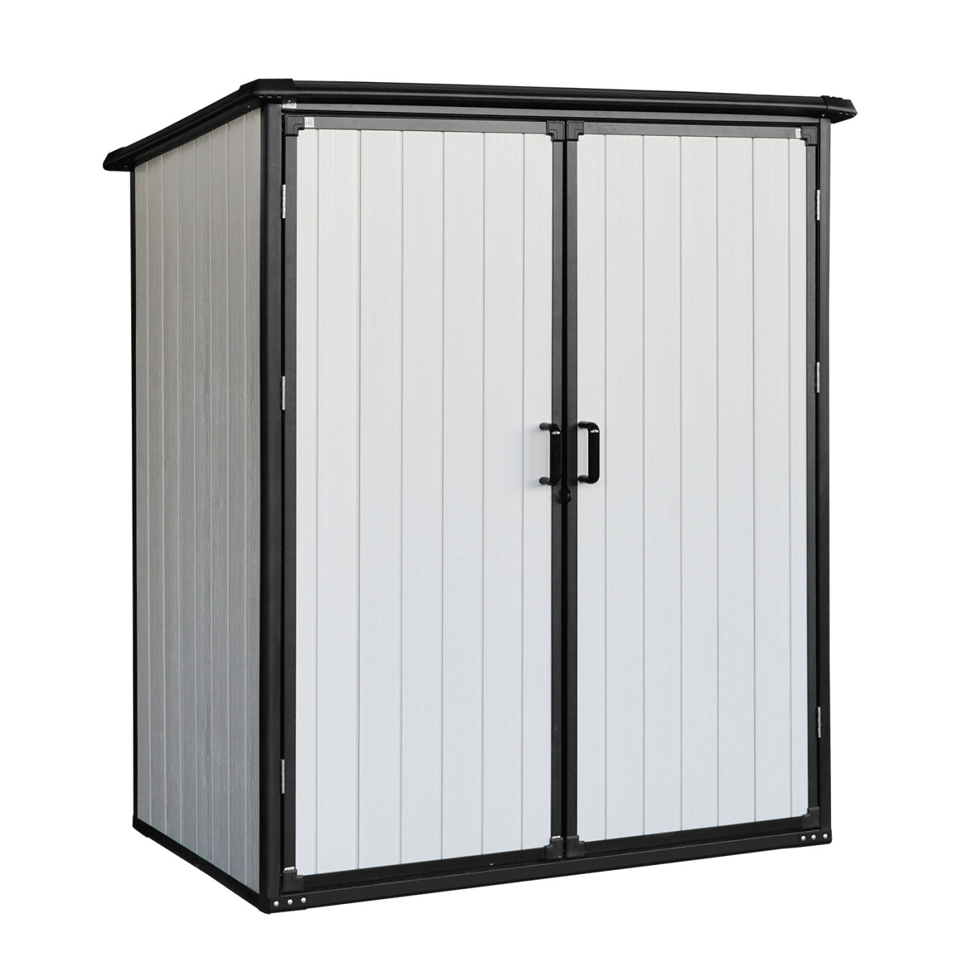 Ebern Designs 5X3ft Outdoor Storage Shed Waterproof Resin Cabinet With ...