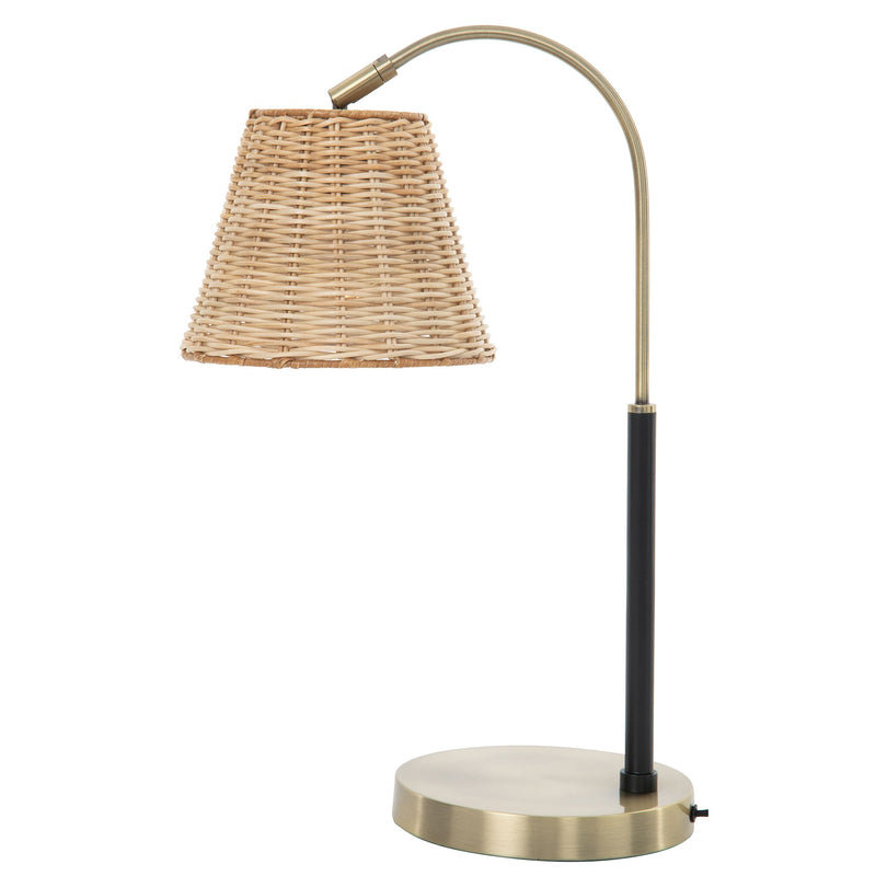 Beachcrest Home Millan Wicker/Rattan Table Lamp | Wayfair