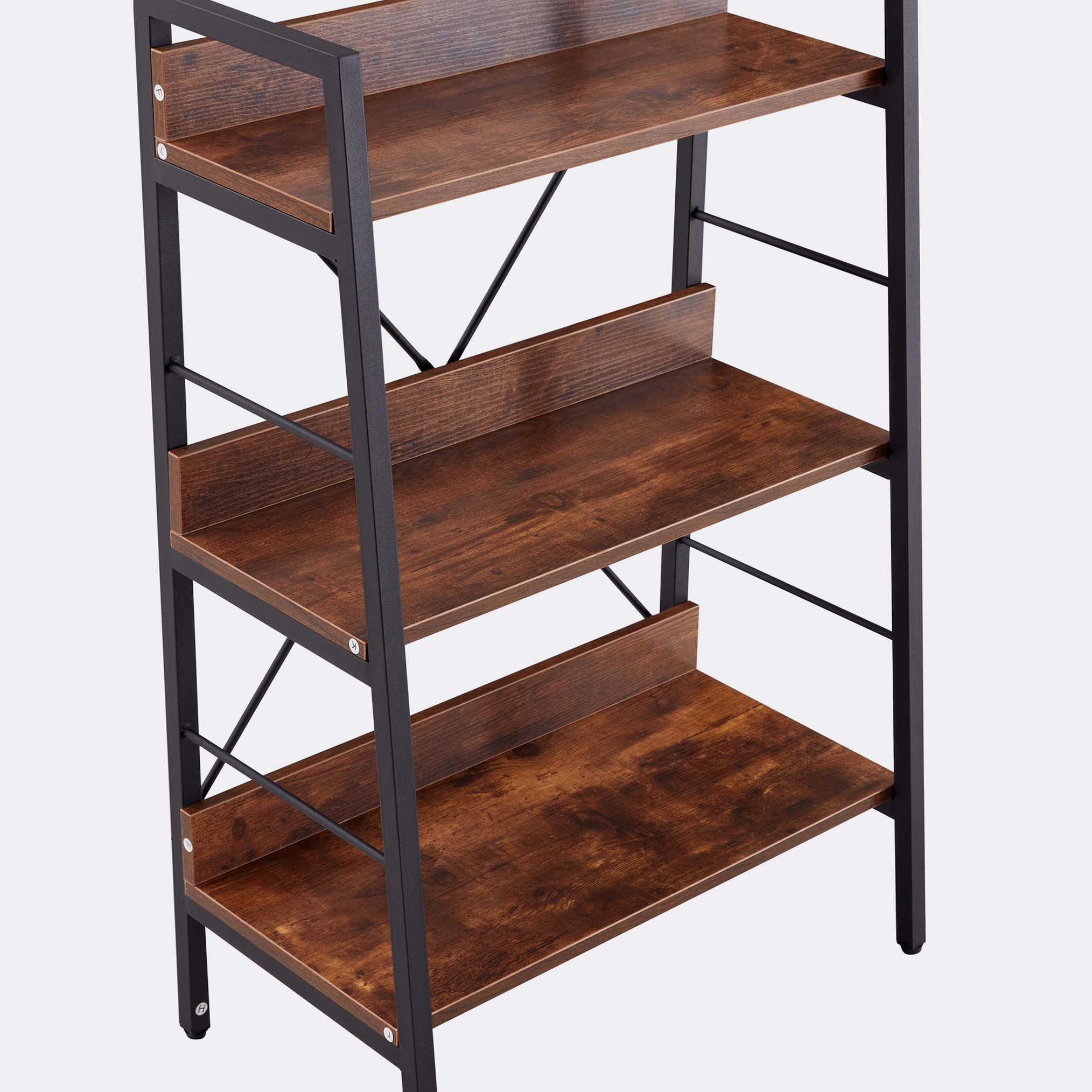 Ebern Designs 3 LAYER DISPLAY Bookshelf H Ladder Shelf Storage Shelves ...