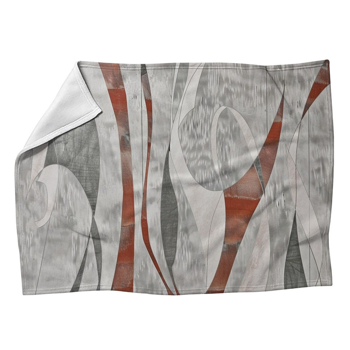 VisionDecor Abstract Geometry Fleece Blanket | Wayfair