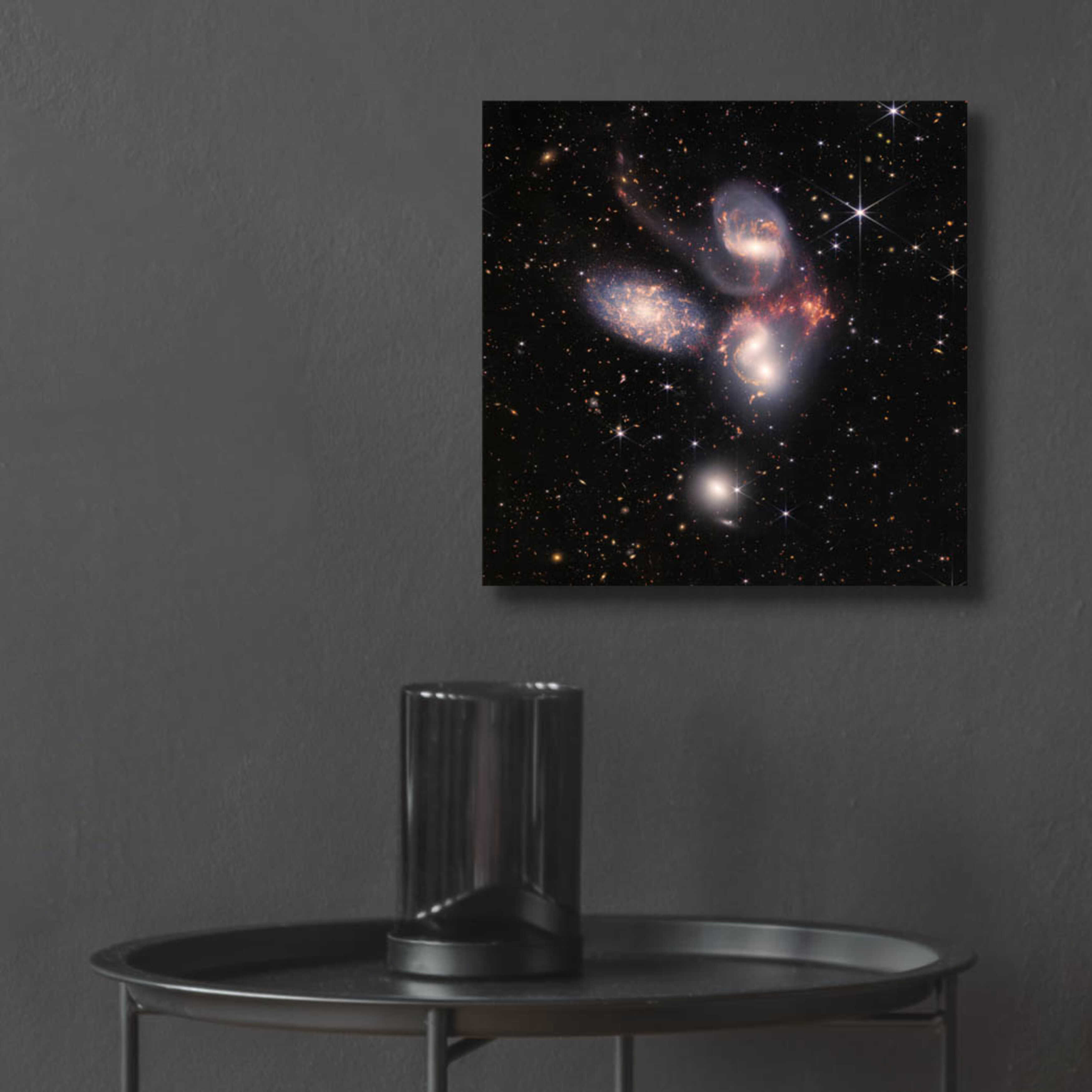 Ebern Designs 'Stephan's Quintet 2' by NASA, Acrylic Glass Wall Art ...
