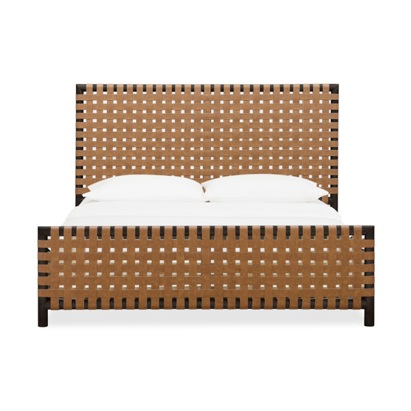 Colleen Leather Bed & Reviews | Birch Lane