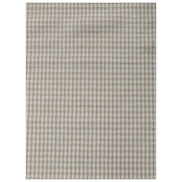 MinoriCasa Capstone Hand Loomed Wool Houndstooth Area Rug | Perigold