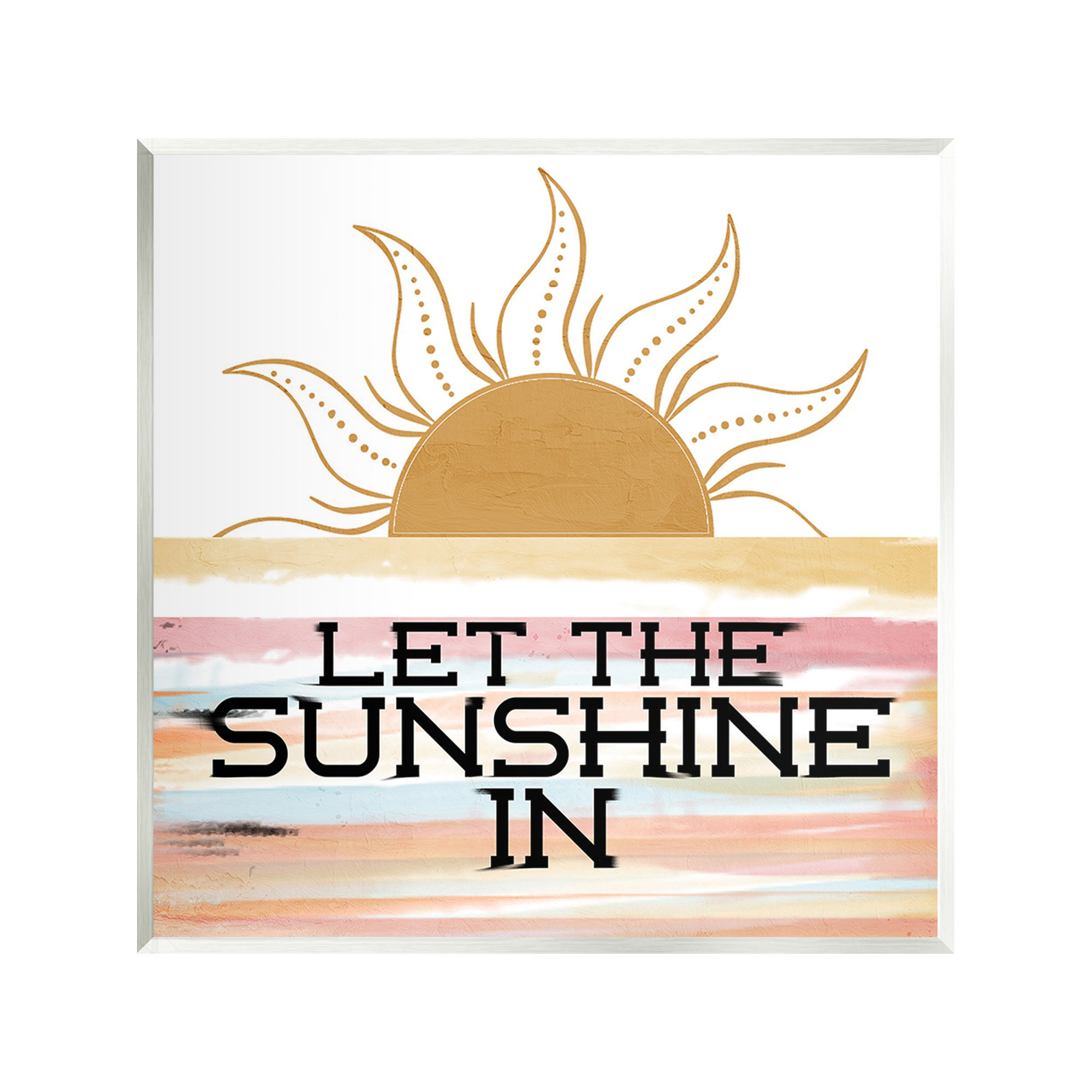 Ebern Designs Let Sunshine In Wall Plaque Art by Kim Allen - Wayfair Canada