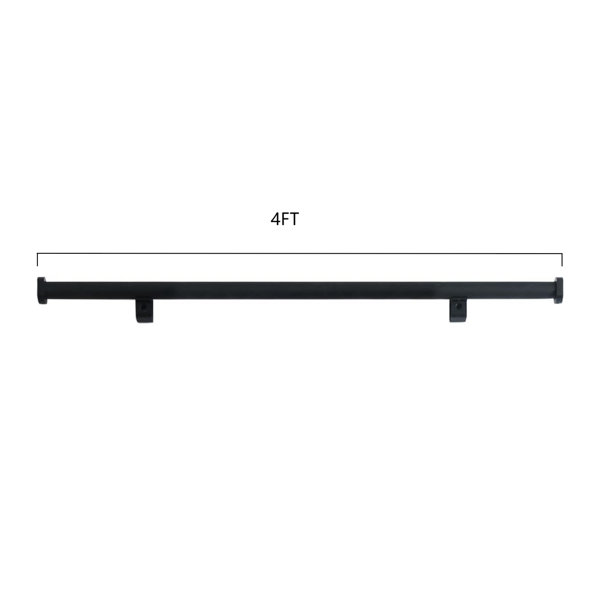 Latitude Run® Contemporary Telescopic Vertically Stored Black Aluminum ...
